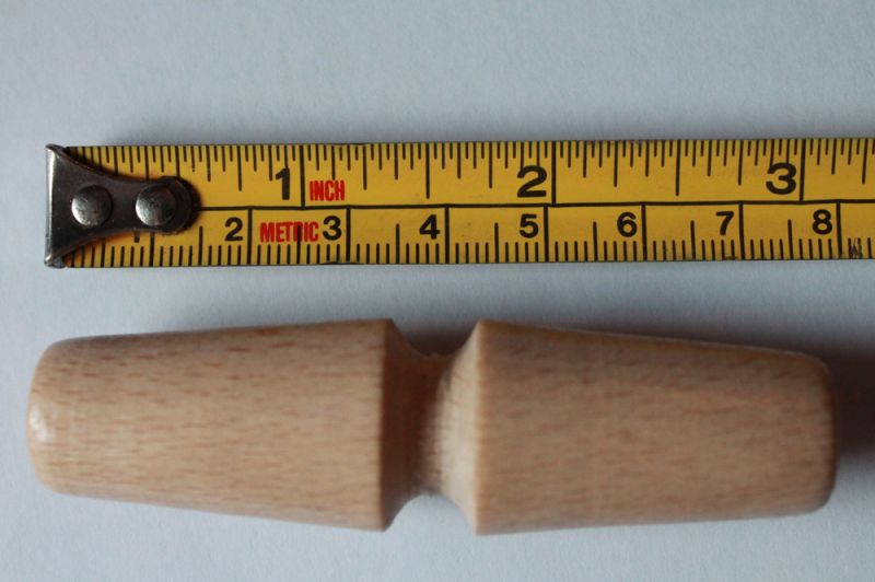 wood toggle flag natural - PUFFIN FLAGS UK