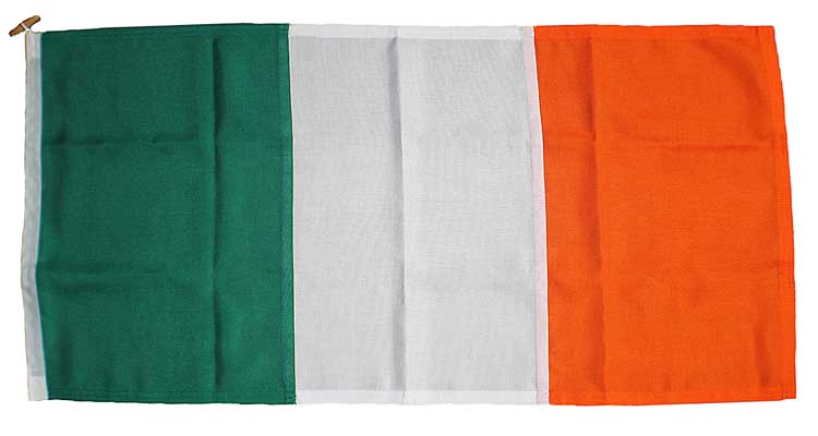 Irish Flag Courtesy Sewn - PUFFIN FLAGS UK
